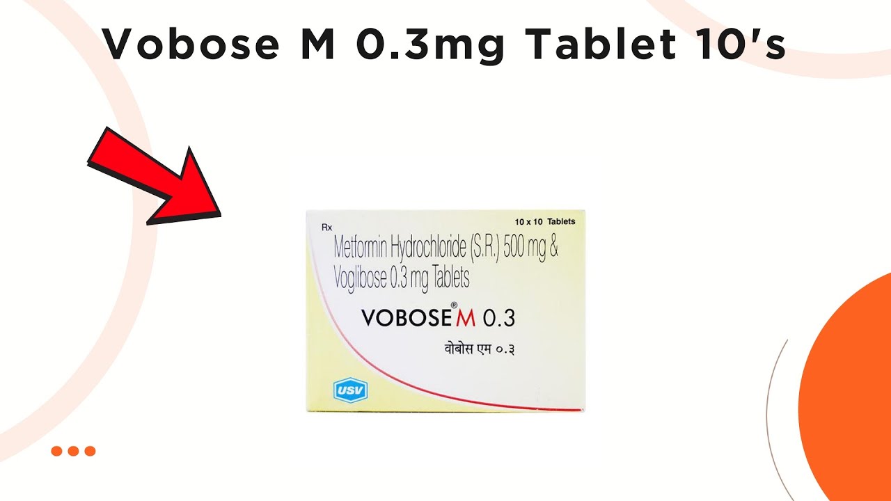 Vobose M 0.3mg Tablet - Uses, Side Effects & Dosage