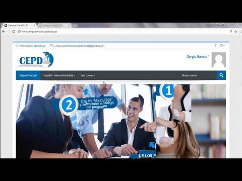 INDUCCIÓN: ACCESO Y NAVEGACIÓN AL CAMPUS VIRTUAL CEPD