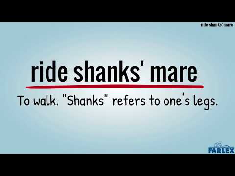 ride shanks' mare