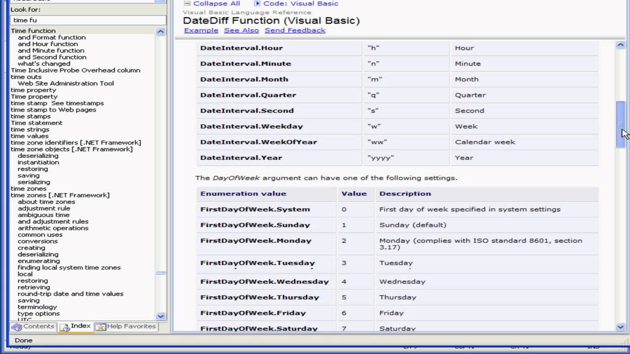 Visual Basic Video Tutorial - Volume 1- Lesson 18:  Date & Time Functions