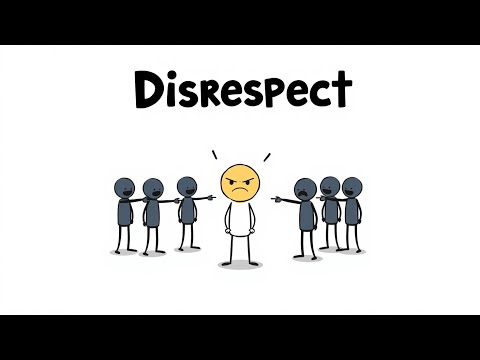 You are teaching people to DISRESPECT you...