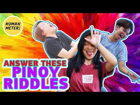 Tricky Questions: Answer These Pinoy Riddles | HumanMeter