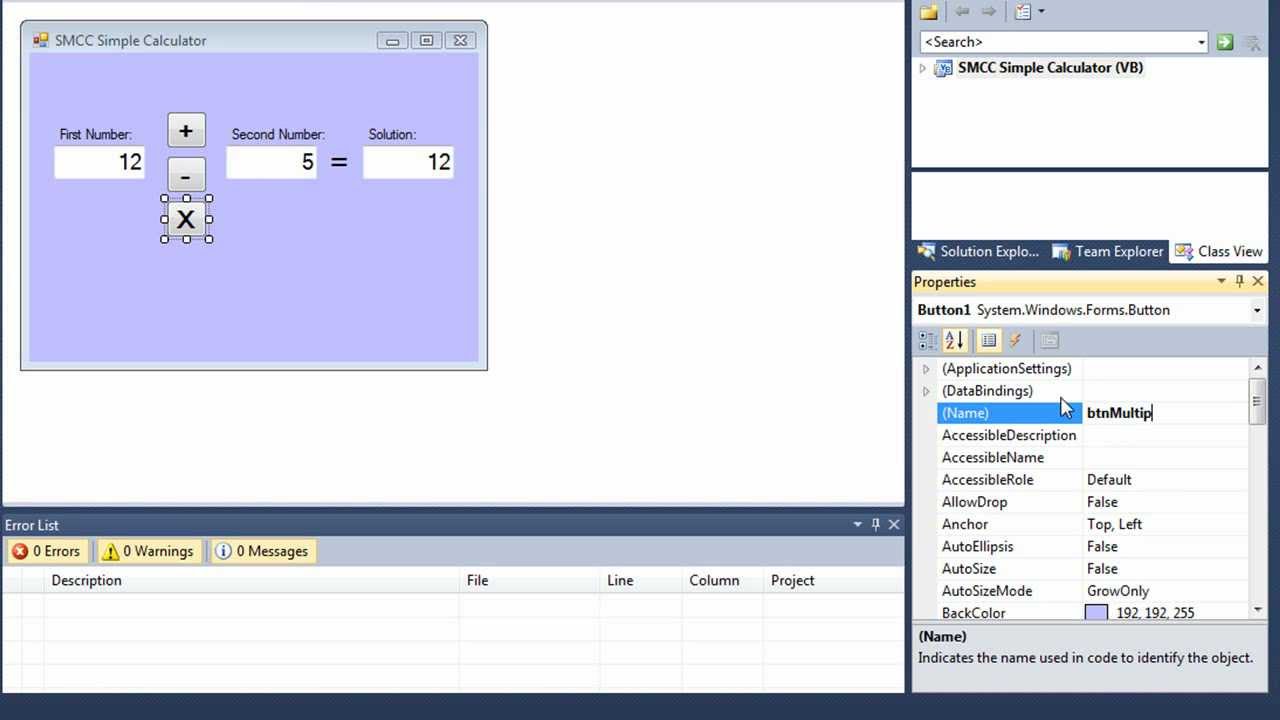 01E Creating the Interface