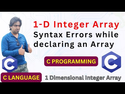 Learn Syntax Errors while declaring an Array | C Programming | Hindi - Mind Luster