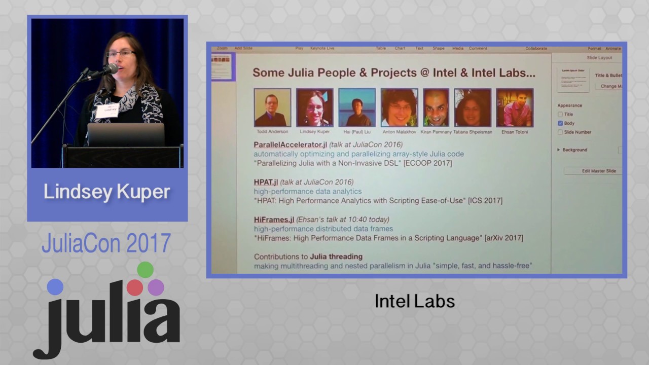 Intel Labs | Lindsey Kuper | JuliaCon 2017