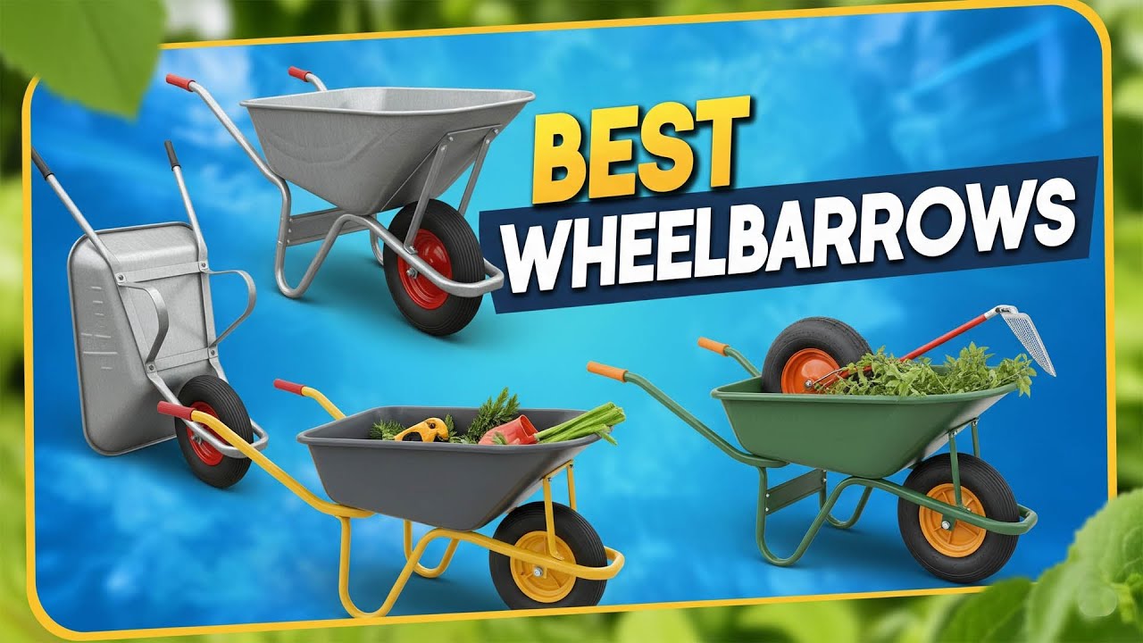 TOP 5 Best Wheelbarrows 2026 | best gardening tools