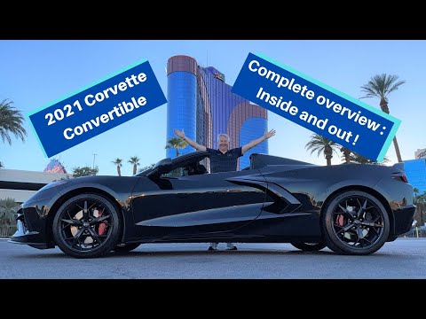 2021 Chevrolet Corvette Stingray Convertible 3LT Z51 - Complete overview inside & out
