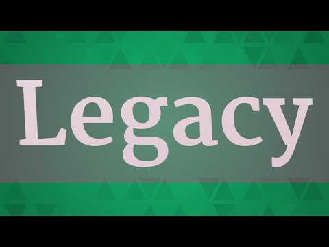 LEGACY pronunciation • How to pronounce LEGACY