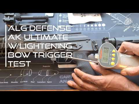 ALG Defense AK Ultimate w/Lightening Bow Trigger Pull Test