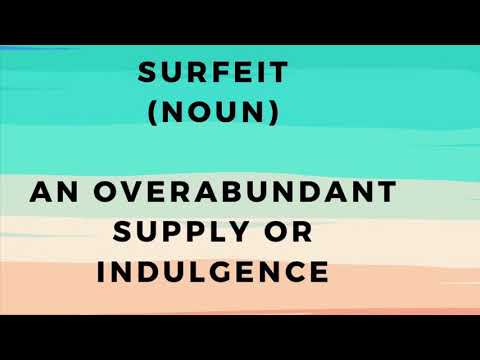 SURFEIT Pronunciation and meaning