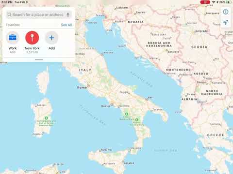 Italy on google maps