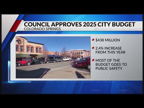 Colorado Springs City Council passes 2025 budget