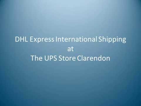 DHL Express International Shipping at The UPS Store Clarendon in Arlington, VA