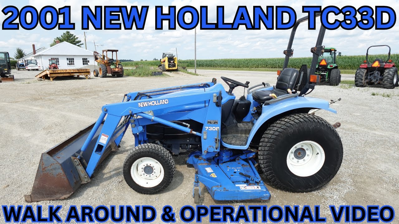 2001 New Holland TC33D Tractor Walk Around & Operational Video     $15,900