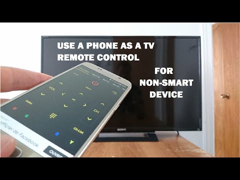 How to use a smartphone as a TV remote control for non-smart TV, no internet required