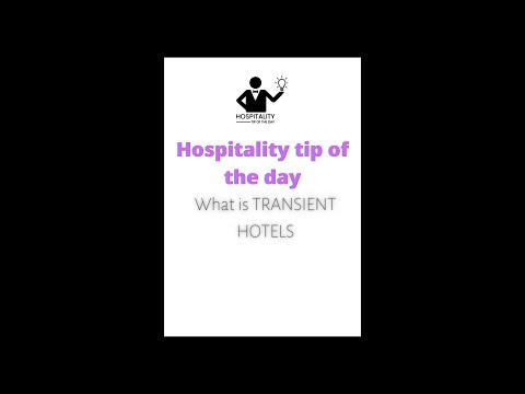 What is TRANSIENT HOTELS | #hospitality #ocld #hotelmanagement #yshort #trending #trend #transient