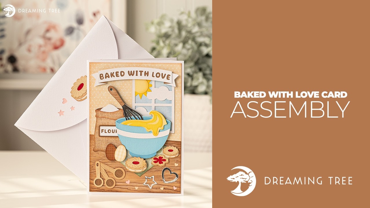 SVG File - Baked With Love Card - Assembly Tutorial
