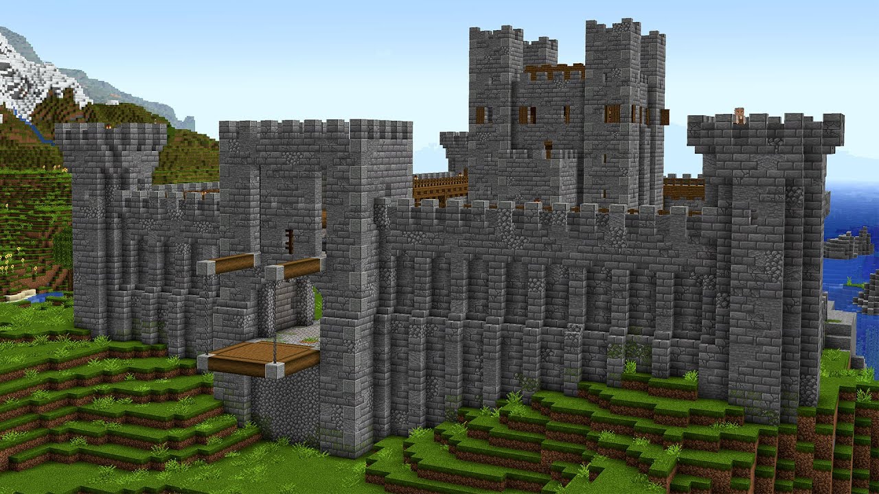Planning a NORMAN CASTLE BUILD In My Minecraft Forever World ...