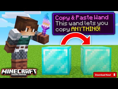 √copy and paste mod minecraft pe 1.17 |Copy and Paste addon for mcpe