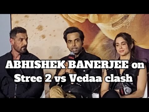 ABHISHEK BANERJEE on his films competing | STREE 2 vs VEDAA |