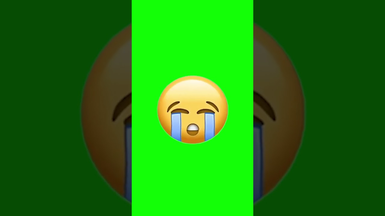 Crying Emoji (No Copyright Green-Screen) ♻️ GSUK #shorts