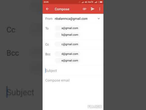 Cc Bcc in mail tamil
