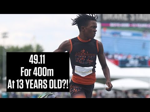13-Year-Old Clocks 49.11 For Boys 400m Age Group Record At AAU Junior Olympics 2023
