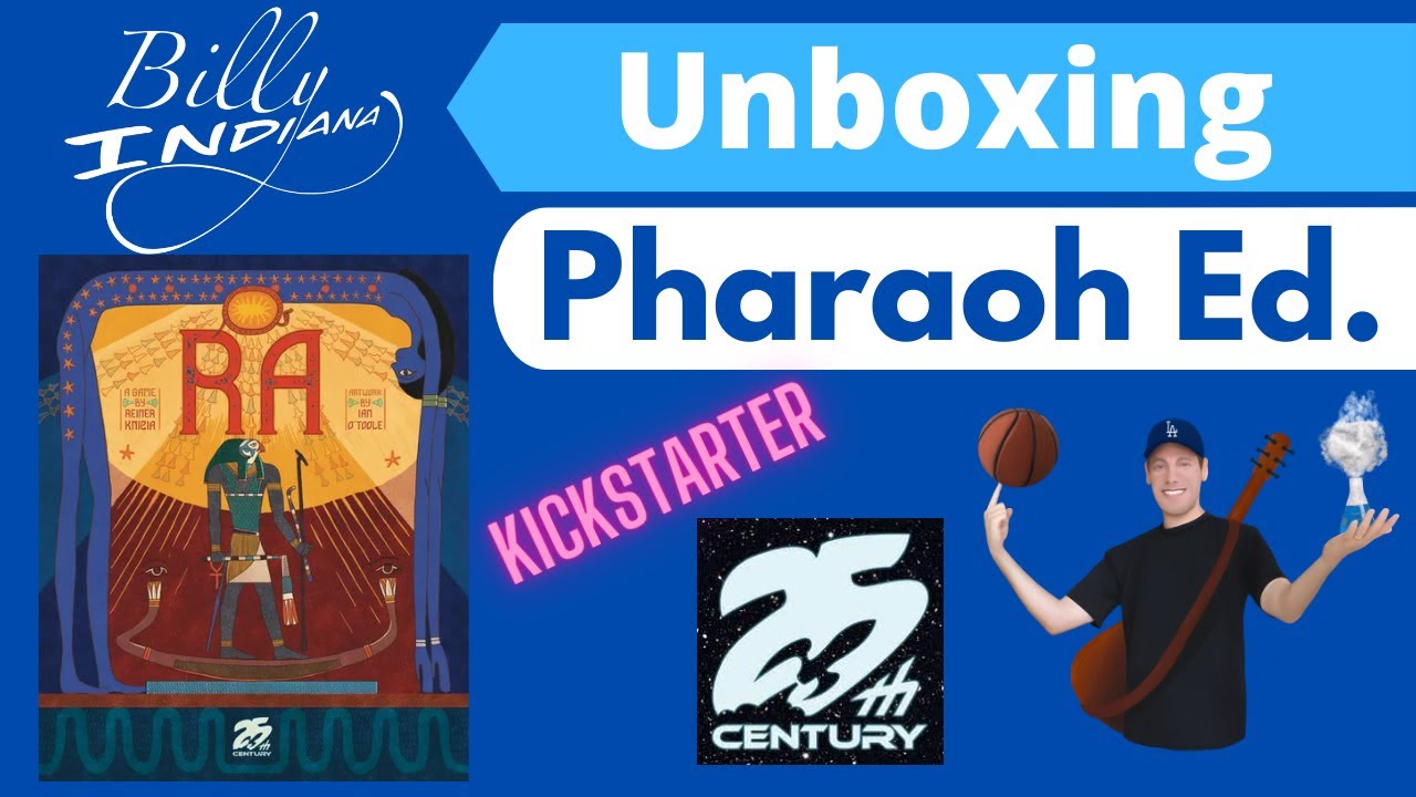 Ra Kickstarter Pharaoh Edition Unboxing
