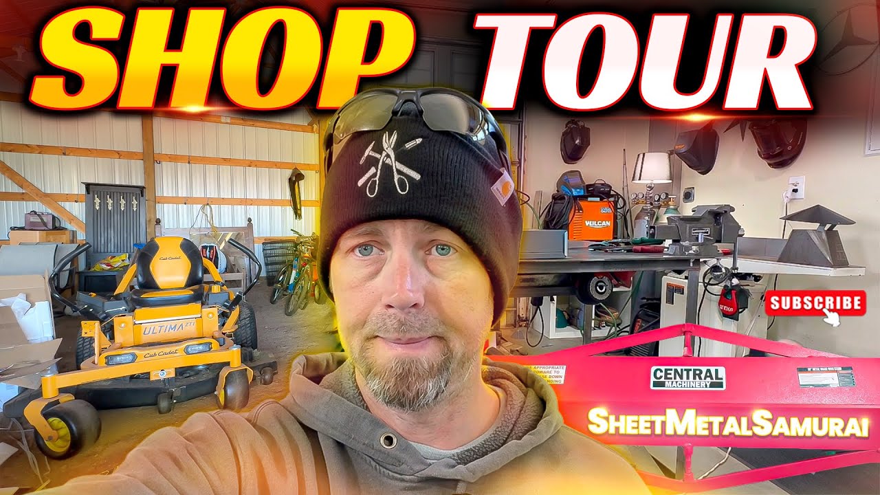 Inside My Garage Sheet Metal Shop (SHOP TOUR)