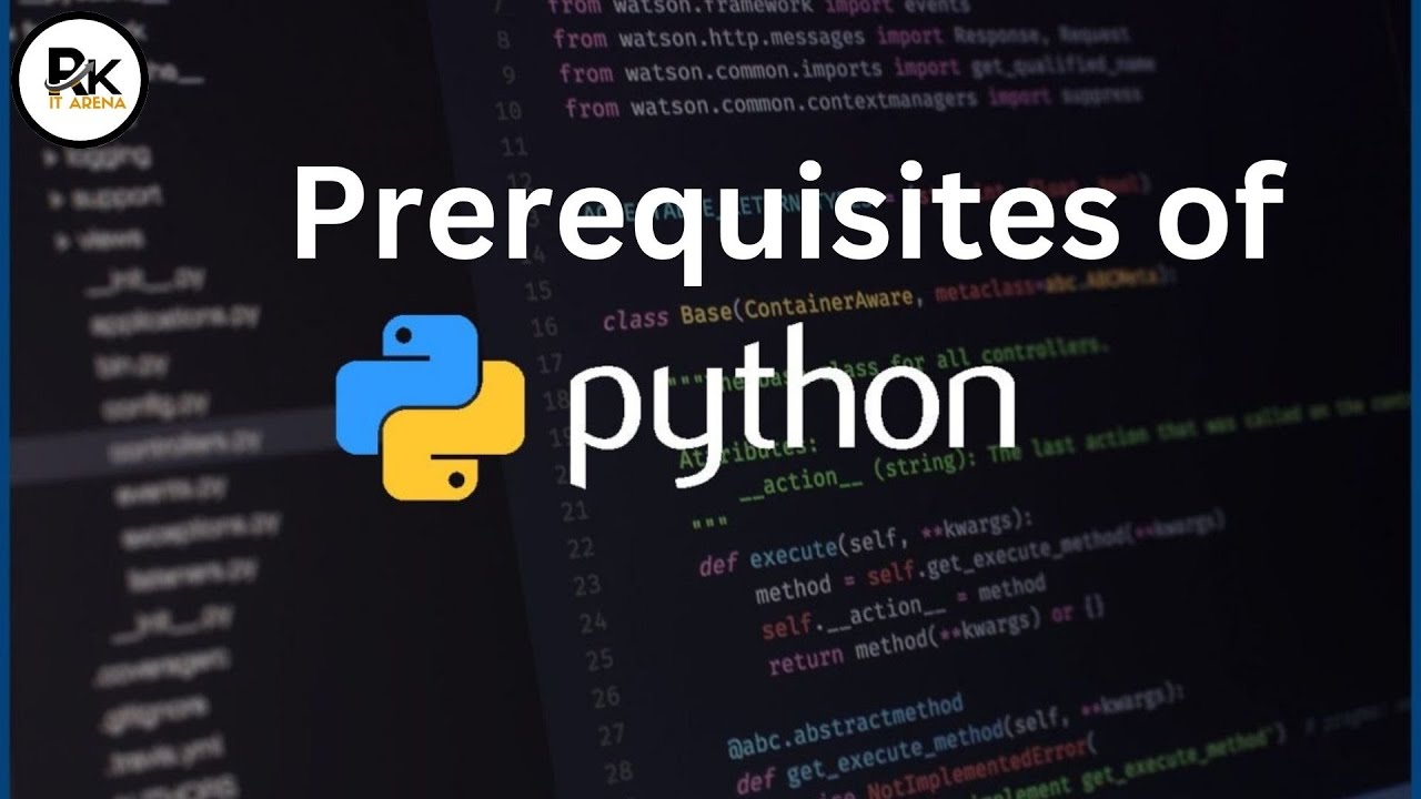 Before Learning Python: Essential Prerequisites Explained by RK IT Arena