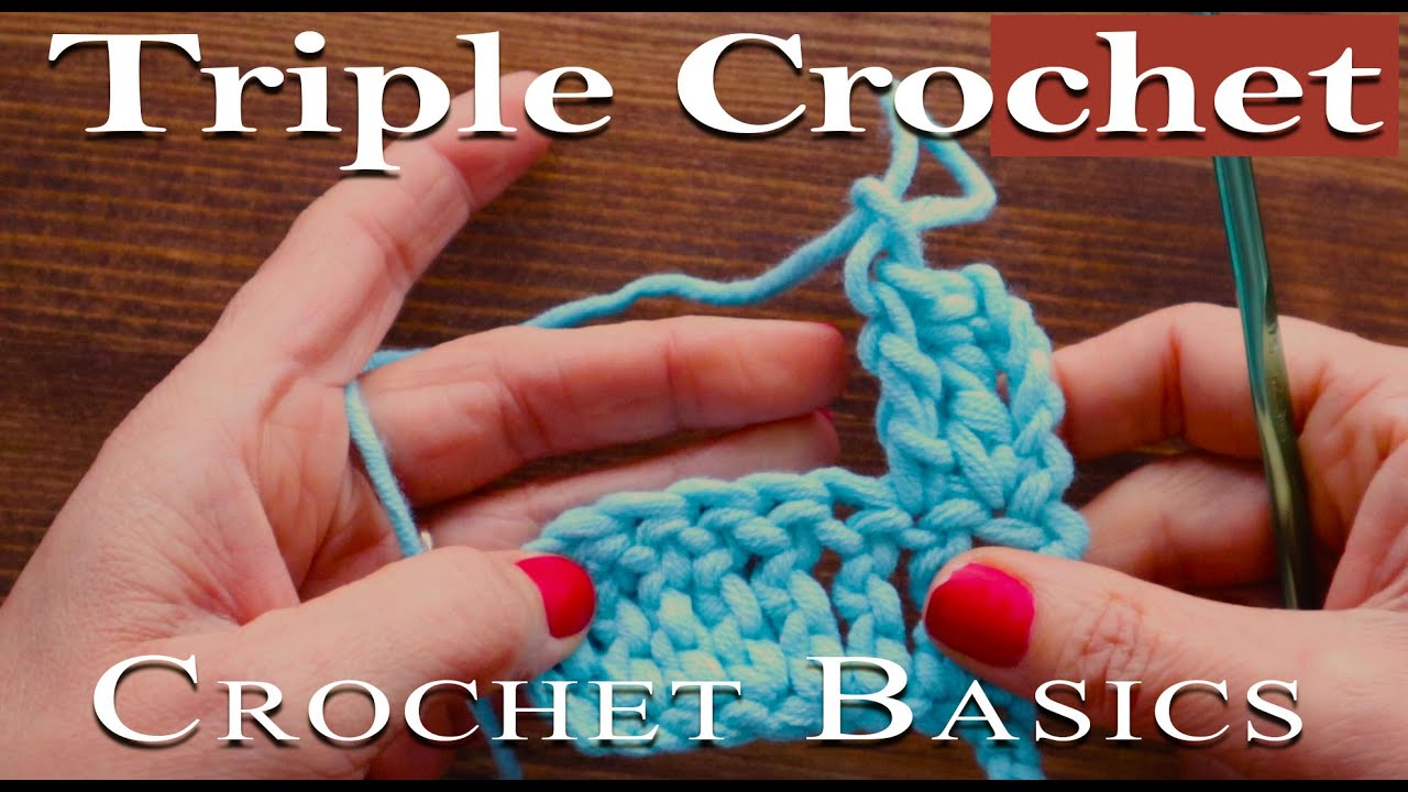Learn Triple Crochet Stitch - Slow and Simple Treble Tutorial