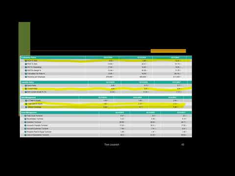 SCR Video Financial Ratios