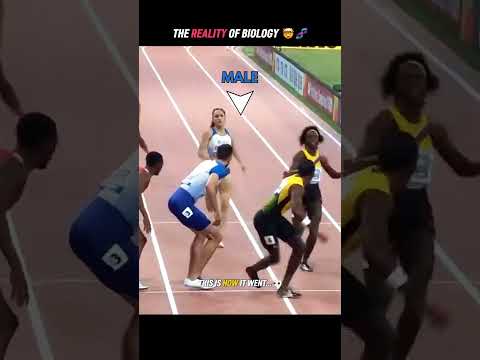 Male vs Female 🔥😳 | #athlete #biology #speed