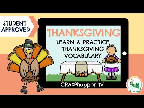 Thanksgiving Vocabulary general gram…: English ESL video lessons
