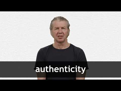 AUTHENTICITY definition and meaning | Collins English Dictionary