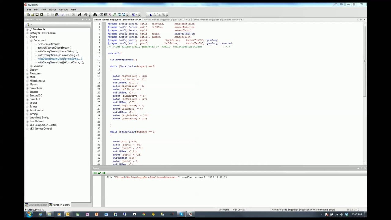 Logging Data of Vex Joystick - Technical Discussion - VEX Forum