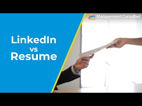 Applying With Linkedin vs Resume