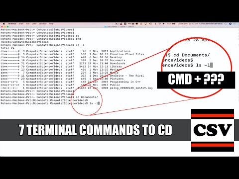 7 TERMINAL COMMANDS TO CHANGE DIRECTORY ON A MAC | BASIC TUTORIAL - NEW