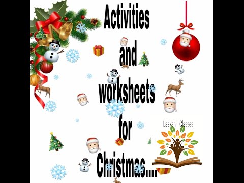 Activities and worksheets for Christmas...... #shorts #christmas