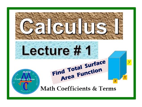 Calculus - 1, Lecture # 1 (Mathematical Modeling).