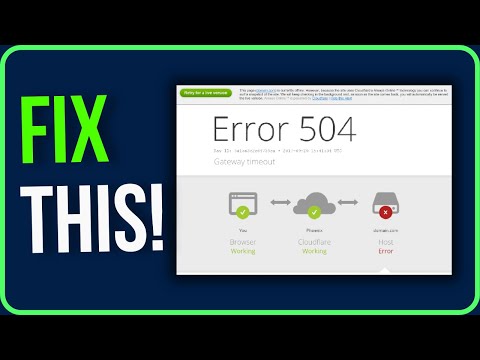 [FIXED] ERROR 504 | How to Fix 504 Gateway Timeout Error