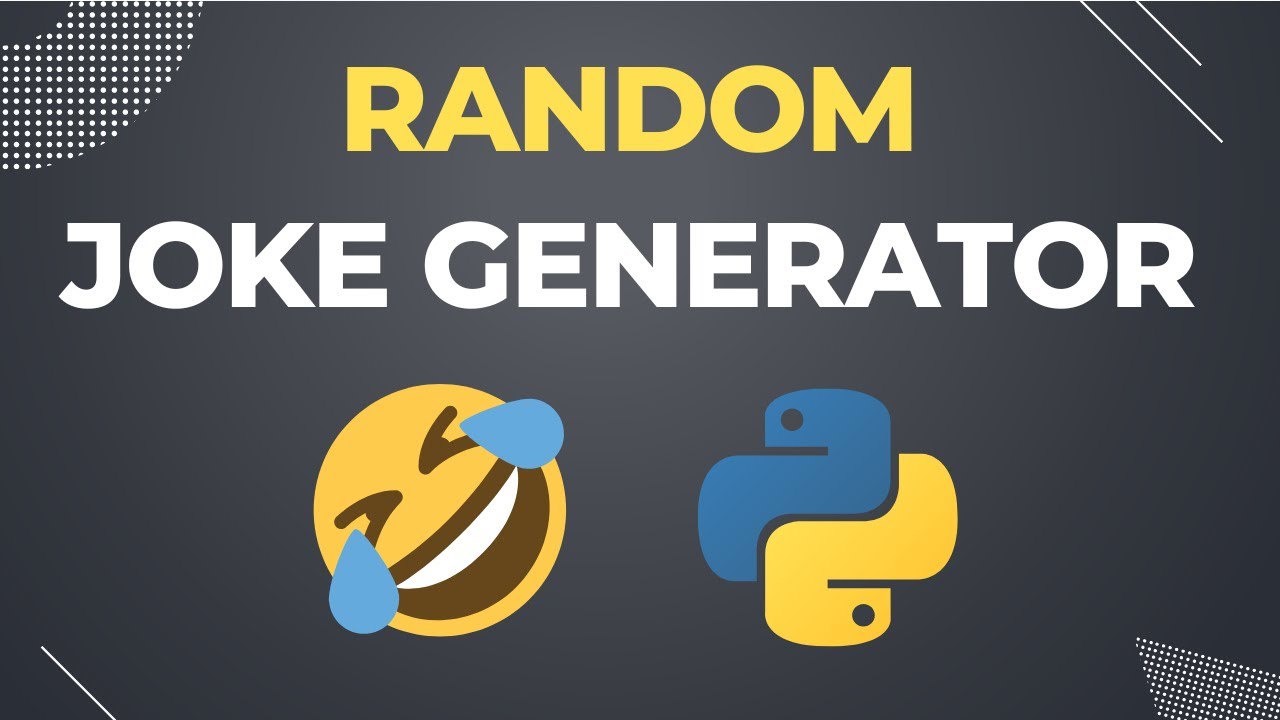 Create Random Joke Generator using Python & Tkinter | Tutorial