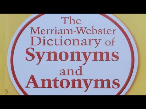 한션 Sean : DAY 26 / 43 《 The Merriam-Webster Dictionary of Synonyms & Antonyms 》