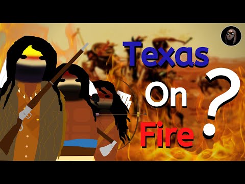 The Largest Native American RAID in History | 1840 Texas In Flames