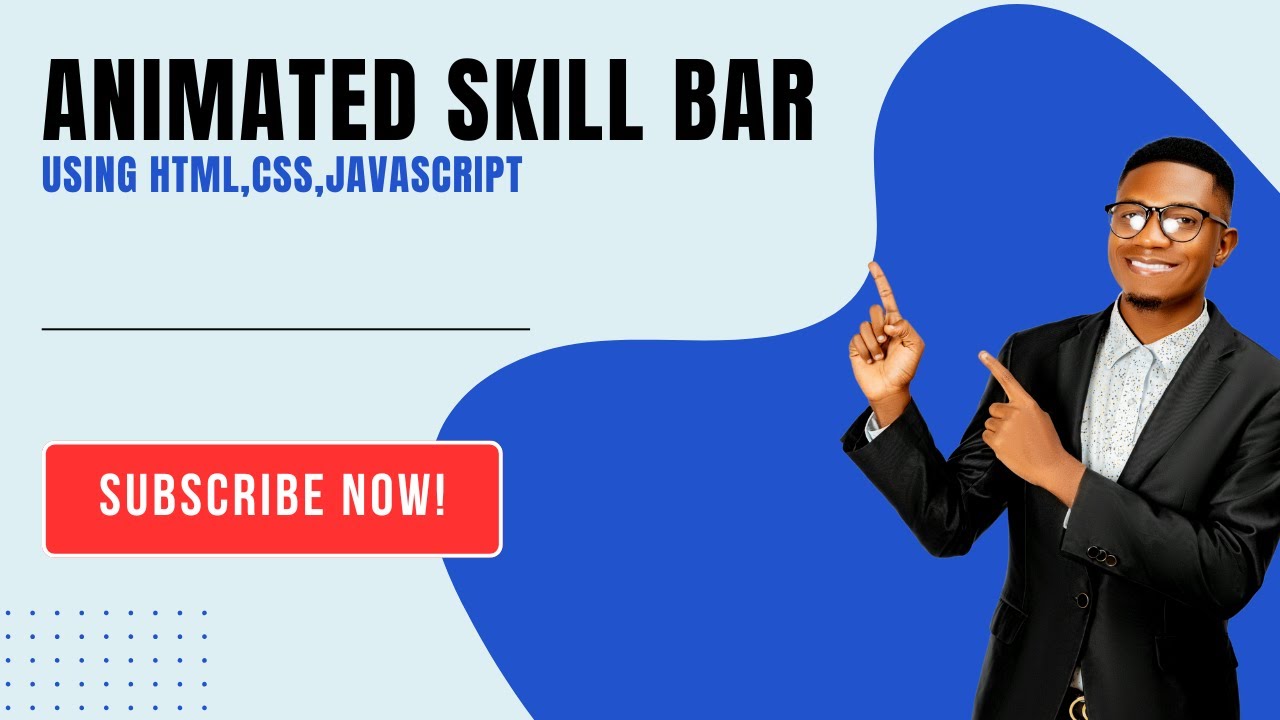 Create Animated Skills Progress Bars with HTML & CSS | Step-by-Step Tutorial