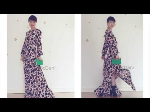 Lookbook: Váy maxi liền || gocDani