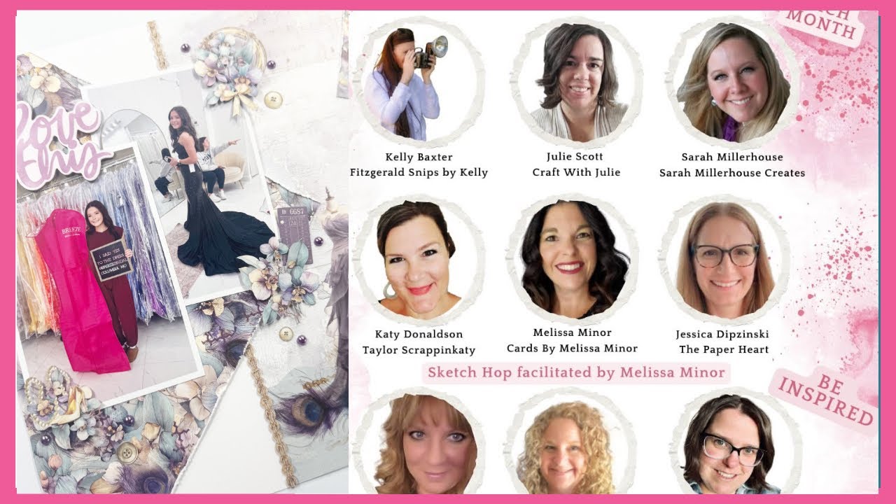 Spring Scrapbook Layout | YouTube Hop #30DSCBL20