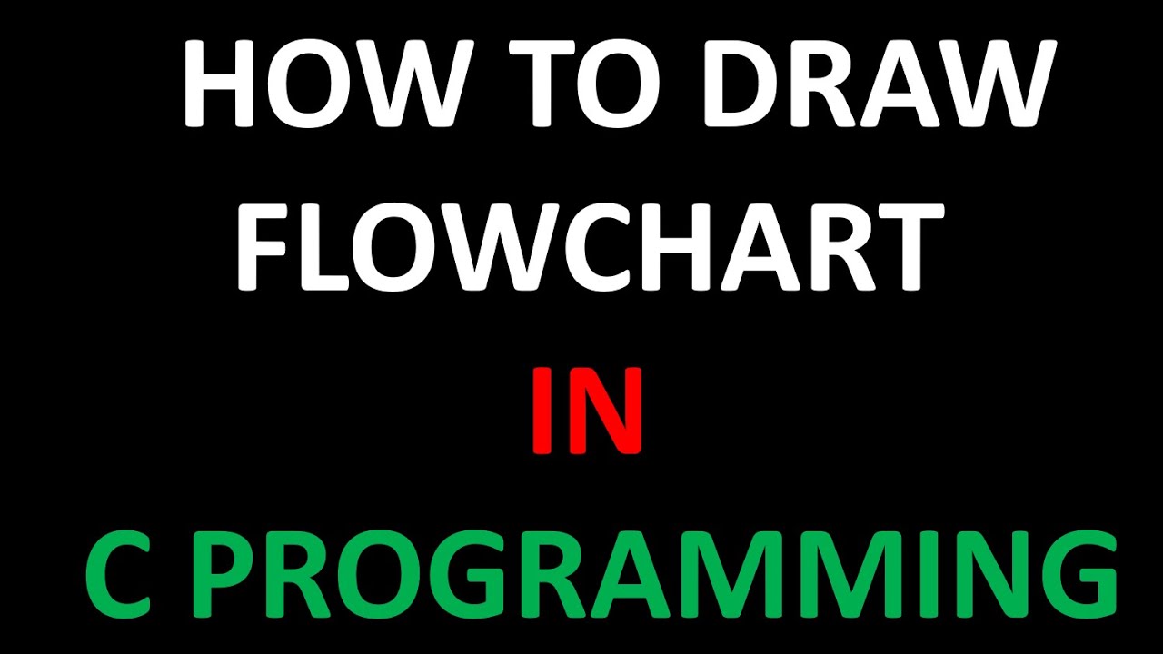 How to Draw Flowchart | C Programming #data #variable #steps #instruction #procedure #program