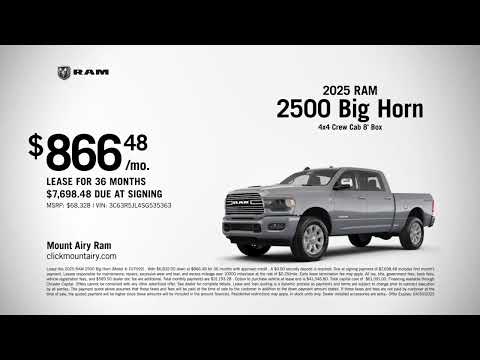 RAM 2500 04/29/2025 5378344