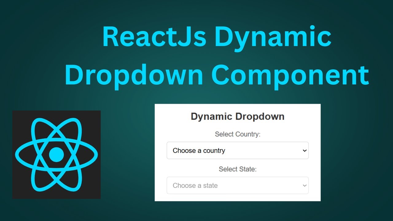 Dynamic Dropdown in React | ReactJs machine coding interview questions